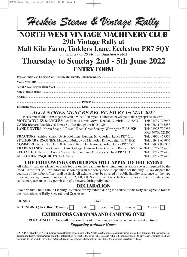 Heskin Steam Rally